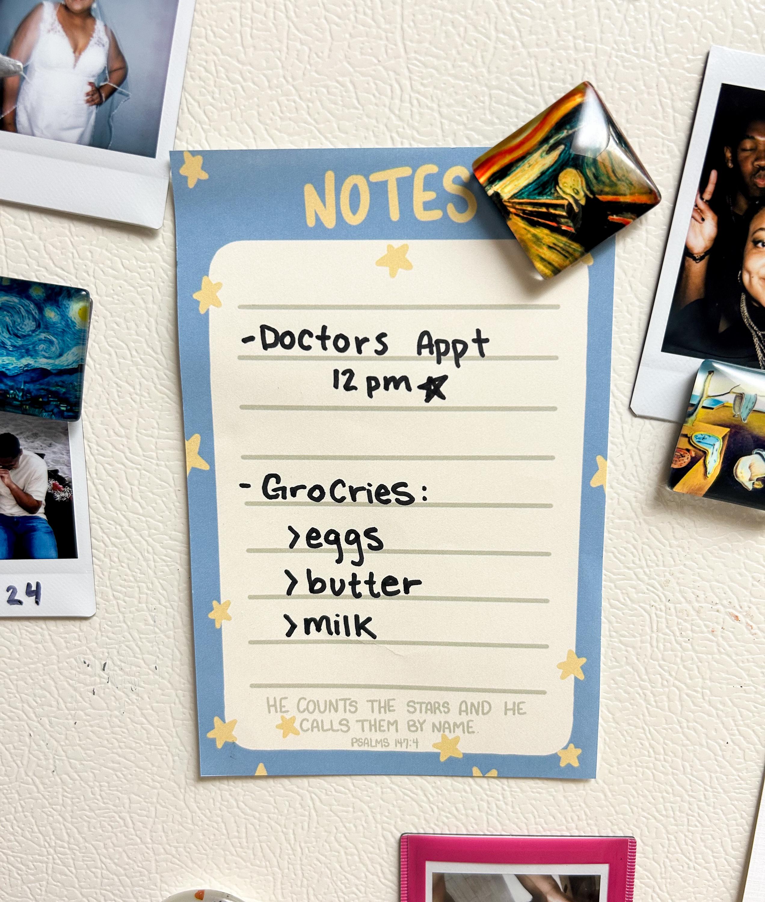 Star Notepad | Notepad | Quick Notes | Scripture Notepad - Etsy