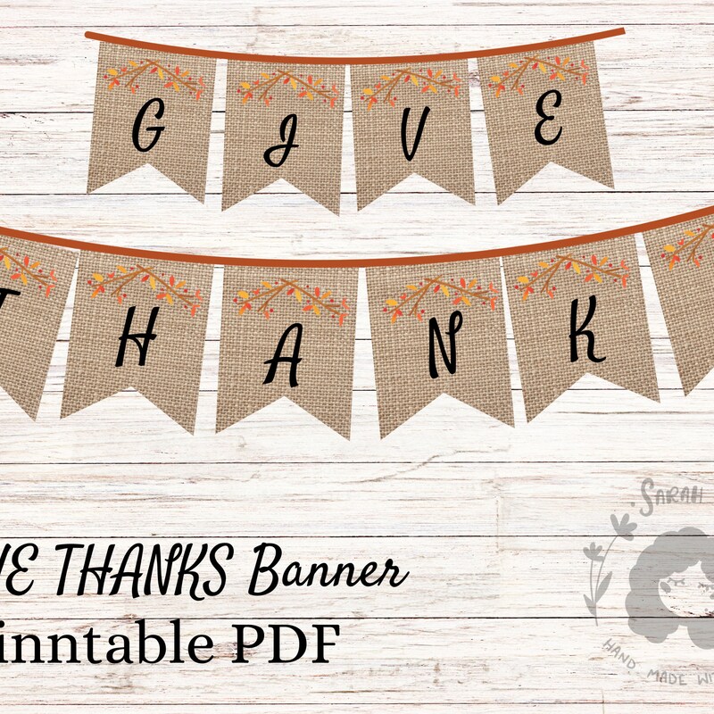 Thanks Banner - Etsy