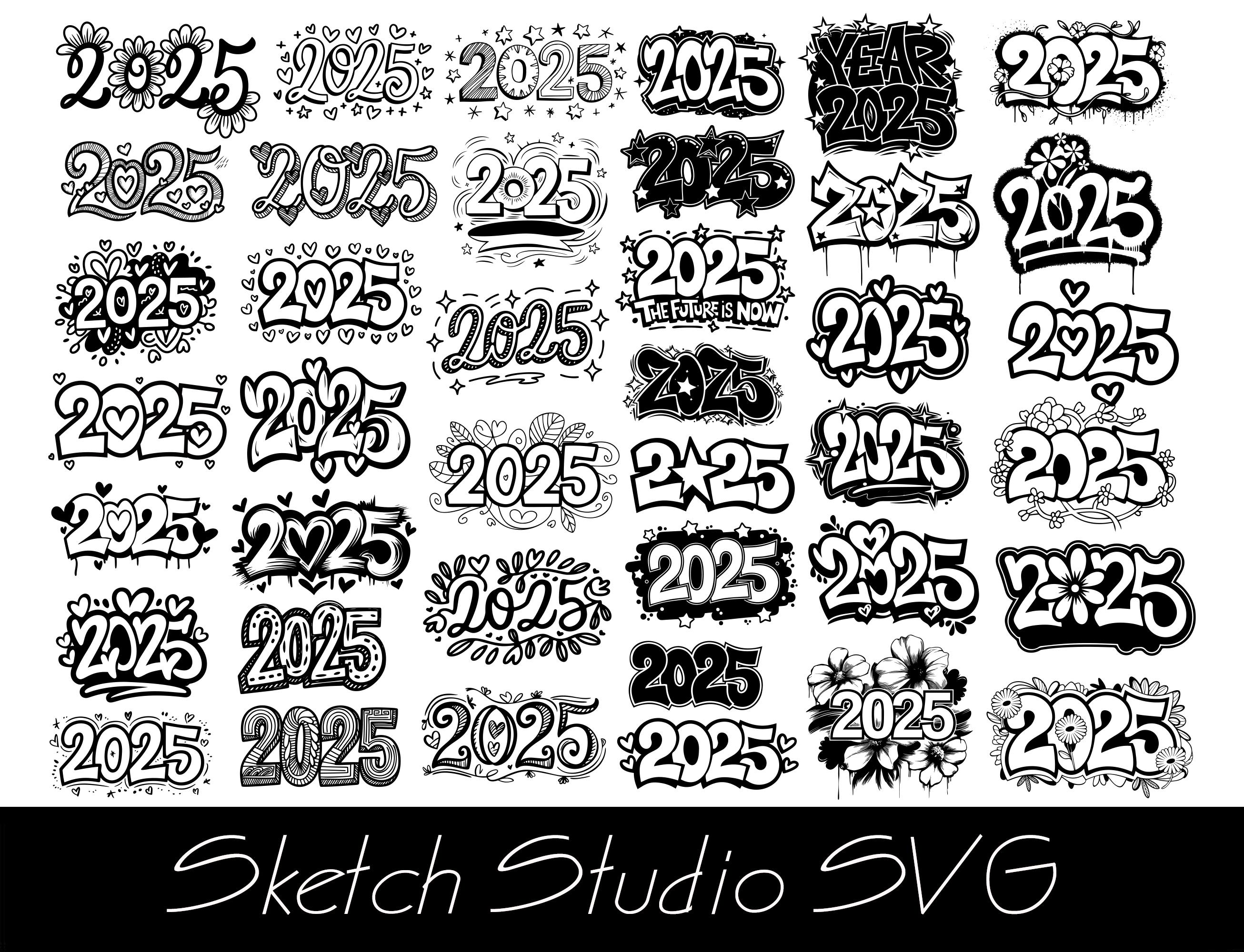 2025 Logo SVG - Etsy