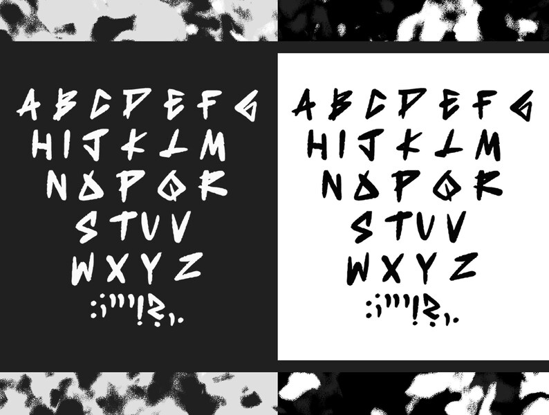 Handwritten Graffiti Font - Etsy