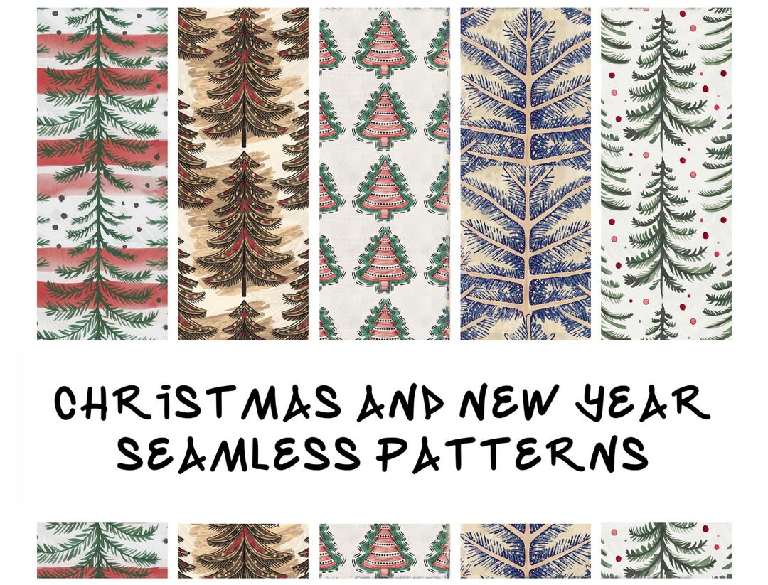 Christmas Trees Patterns - Etsy