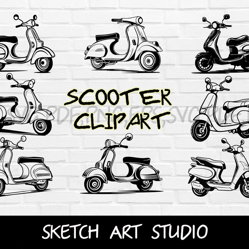 Scooter Svg - Etsy