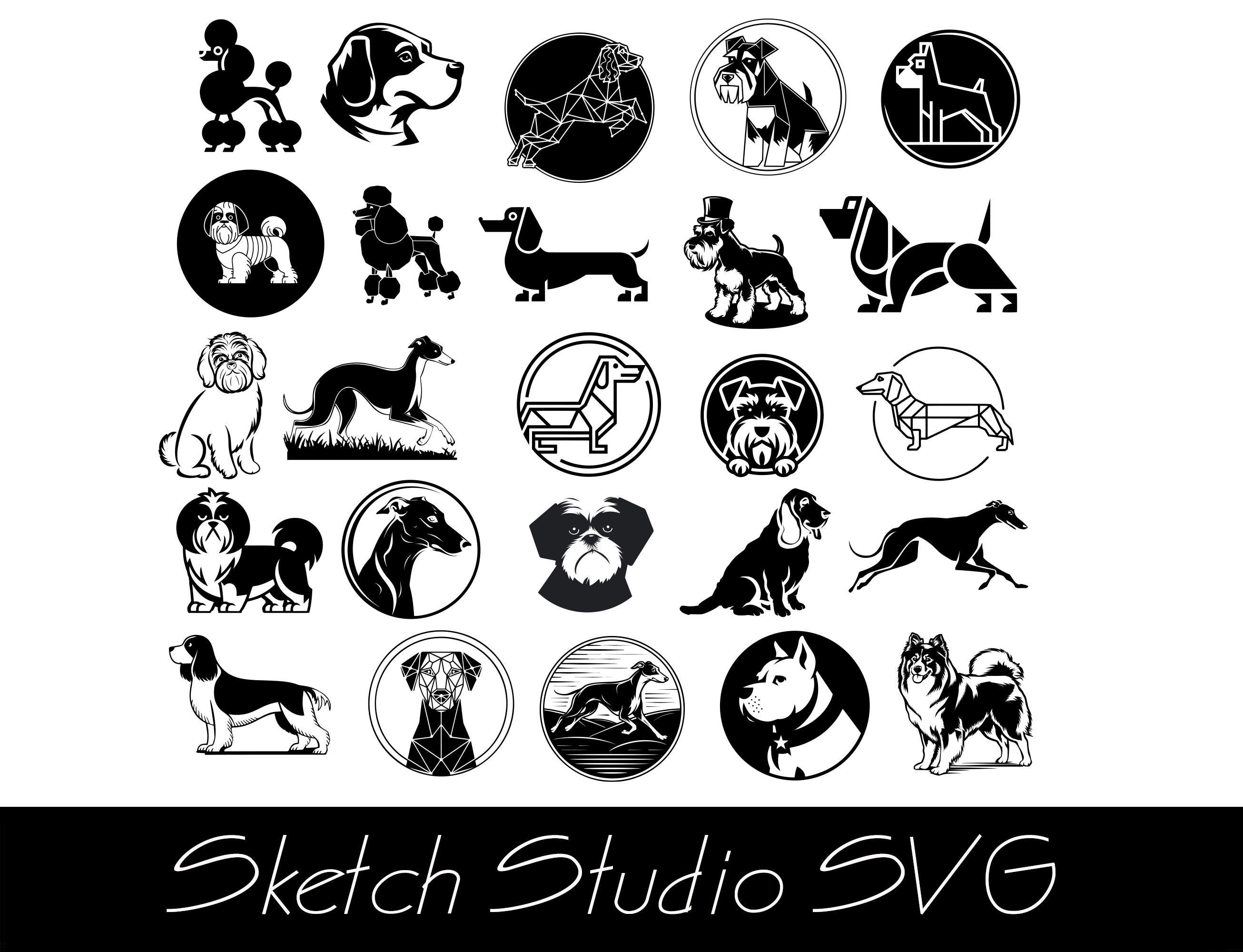 Dog Breeds SVG Files - Etsy
