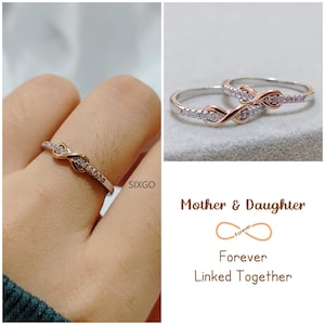 Mother & Daughter Forever Linked Together Ring - Gift for Daughter ...