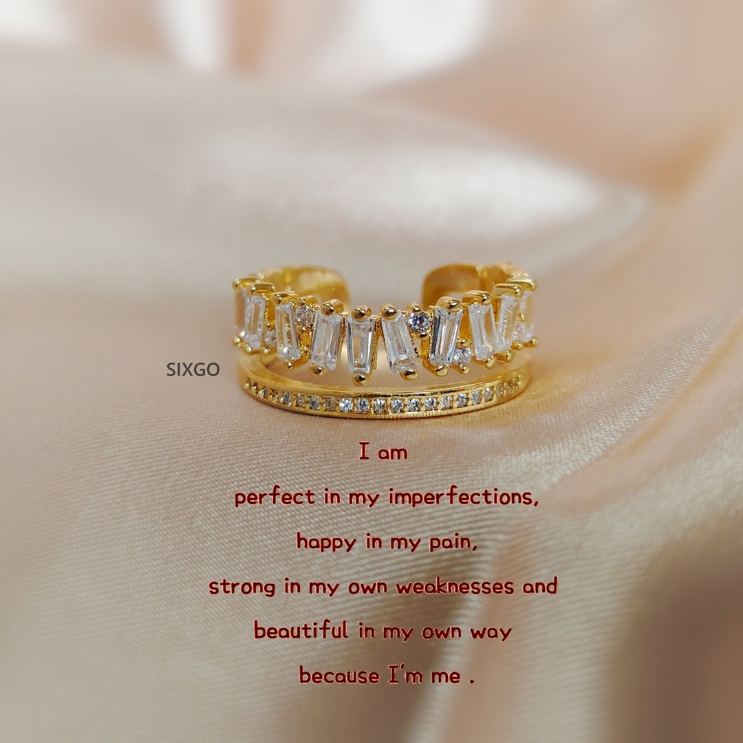 Self-reminder Ring Beautifully Broken Ring Encouragement Ring ...