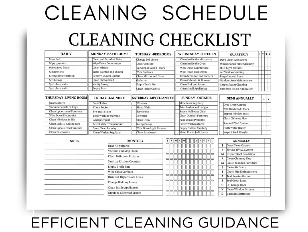 Simplify Your Cleaning Schedule With This MINIMALIST All-in-one ...