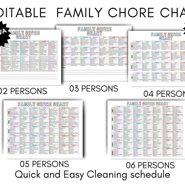 Family Chart - Etsy