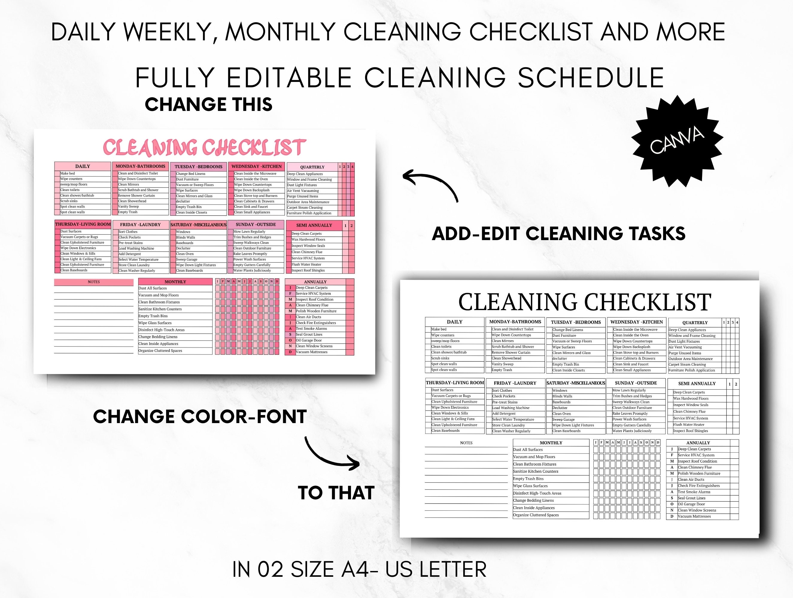 Simplify Your Cleaning Schedule With This MINIMALIST All-in-one ...