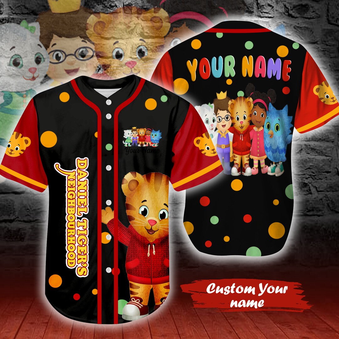 Daniel Tigers Neighborhood Friends Basball Jersey Daniel - Etsy