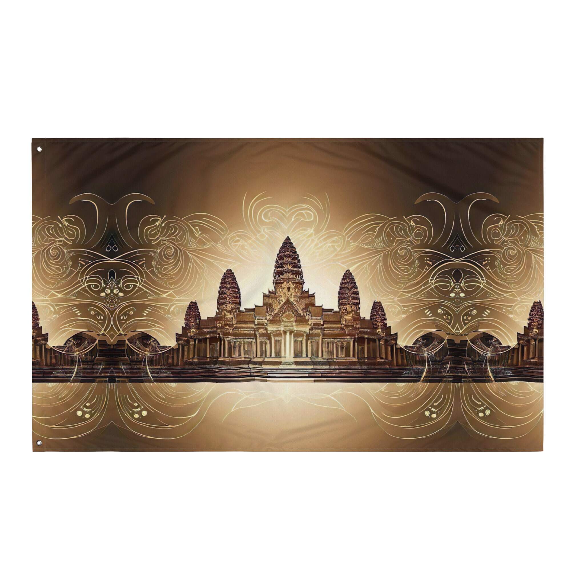 Cambodian Angkor Wat Temple Flag - Etsy