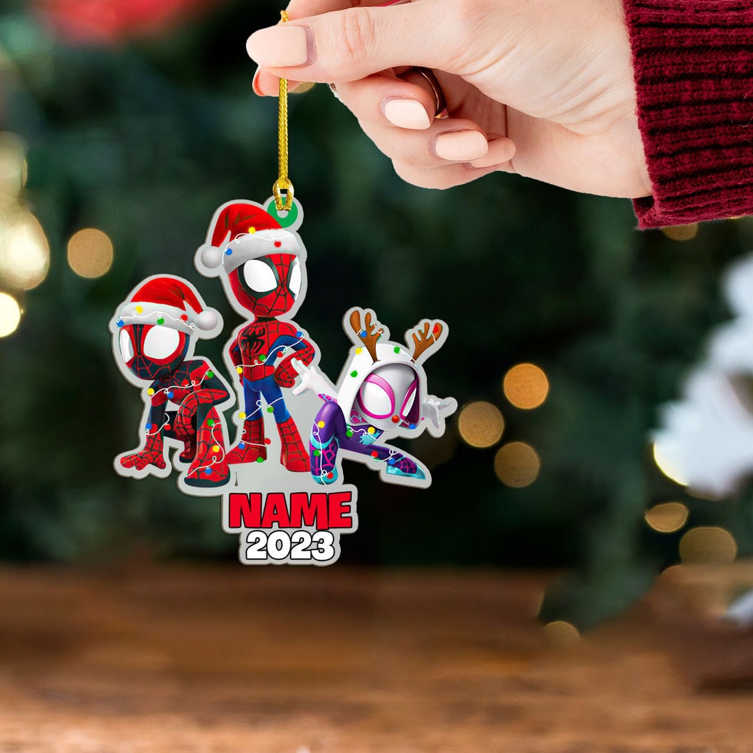 Personalized Spidey and His Amazing Friends Ornament Spidey - Etsy