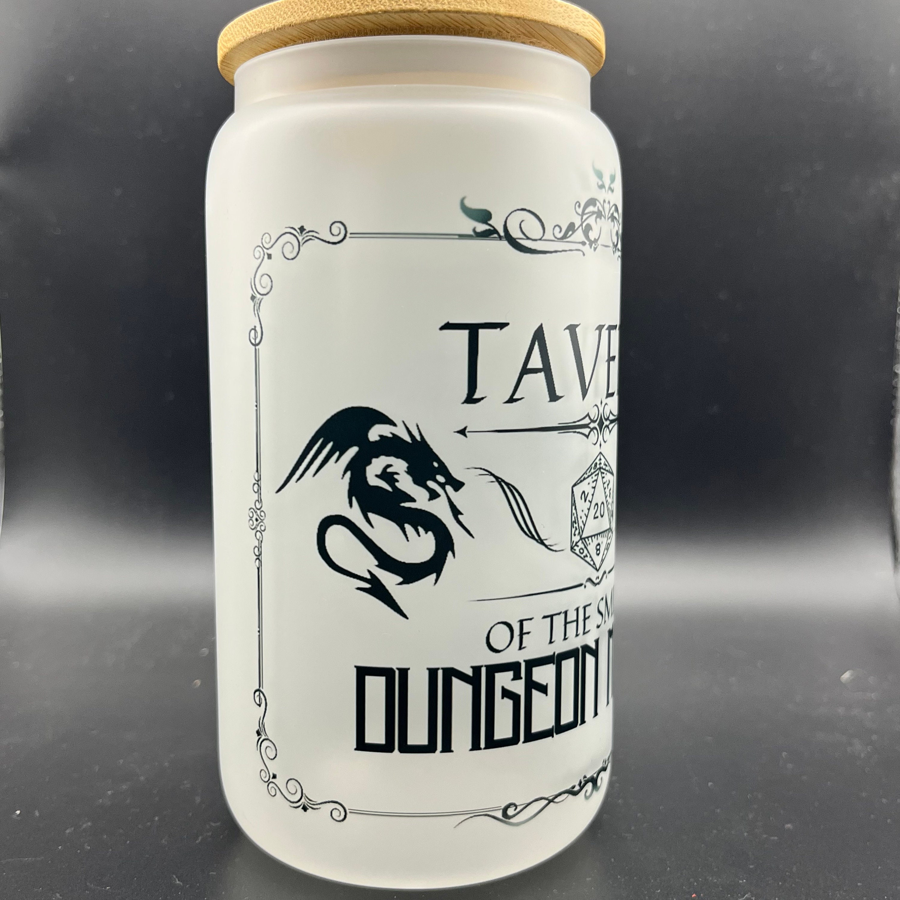 Tavern of the Smiling Dungeon Master Frosted Glass Tumbler D'n'd ...