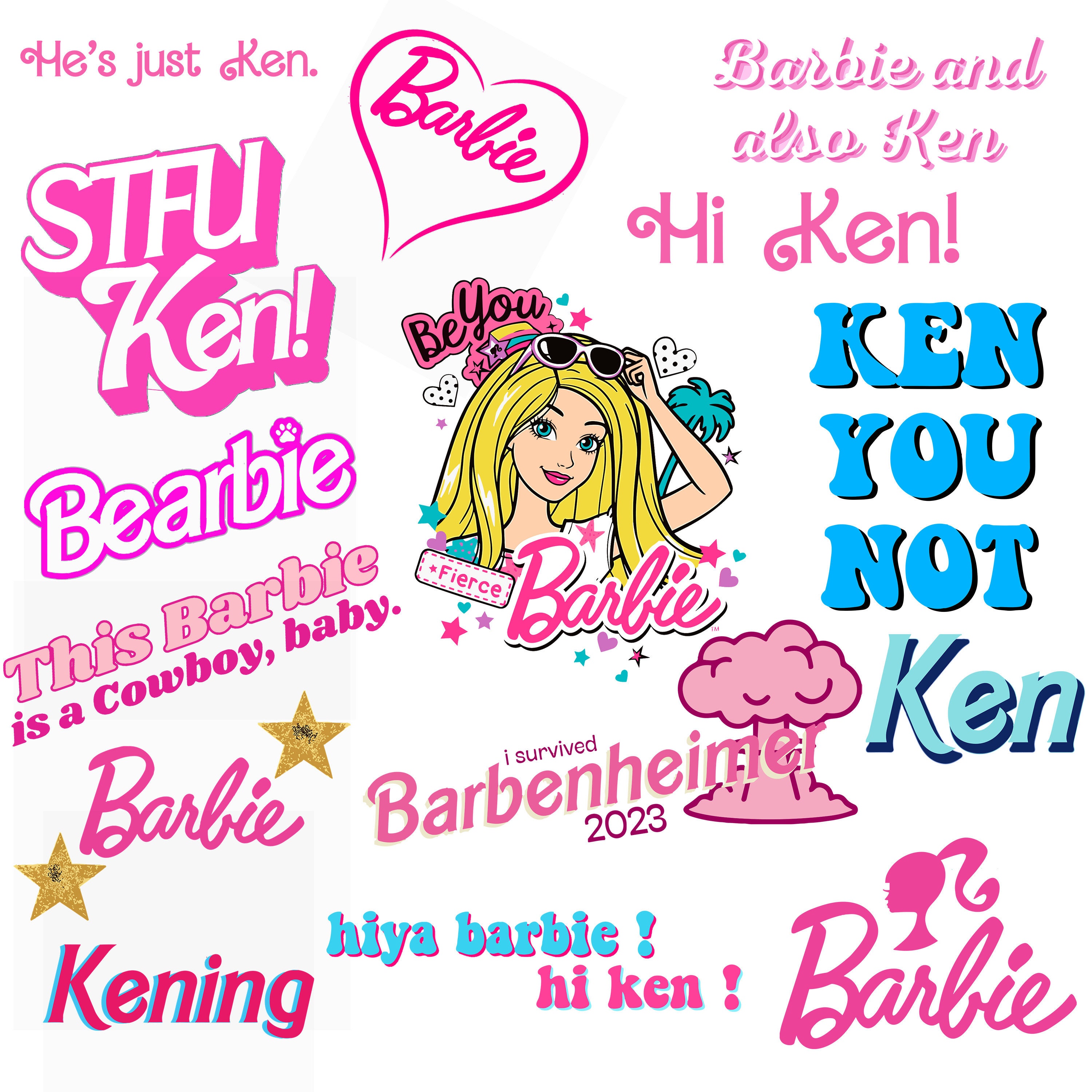 35 Barbie Svgs and Pngs Bundle Doll Svgs and Pngs Logo - Etsy Canada