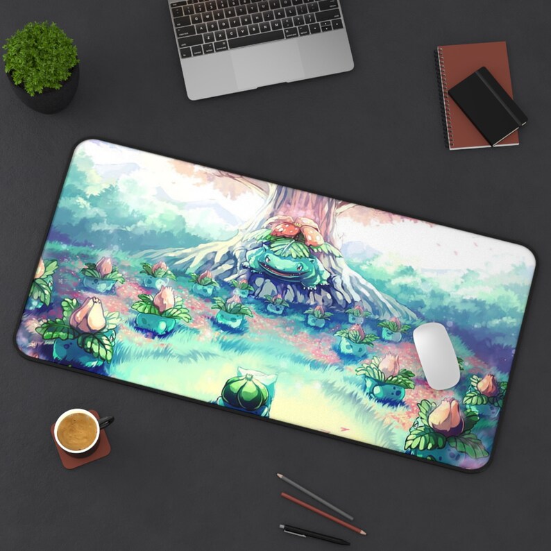 Bulbasaur Ivysaur Venasaur Pokemon Mousepad Gaming Desk - Etsy