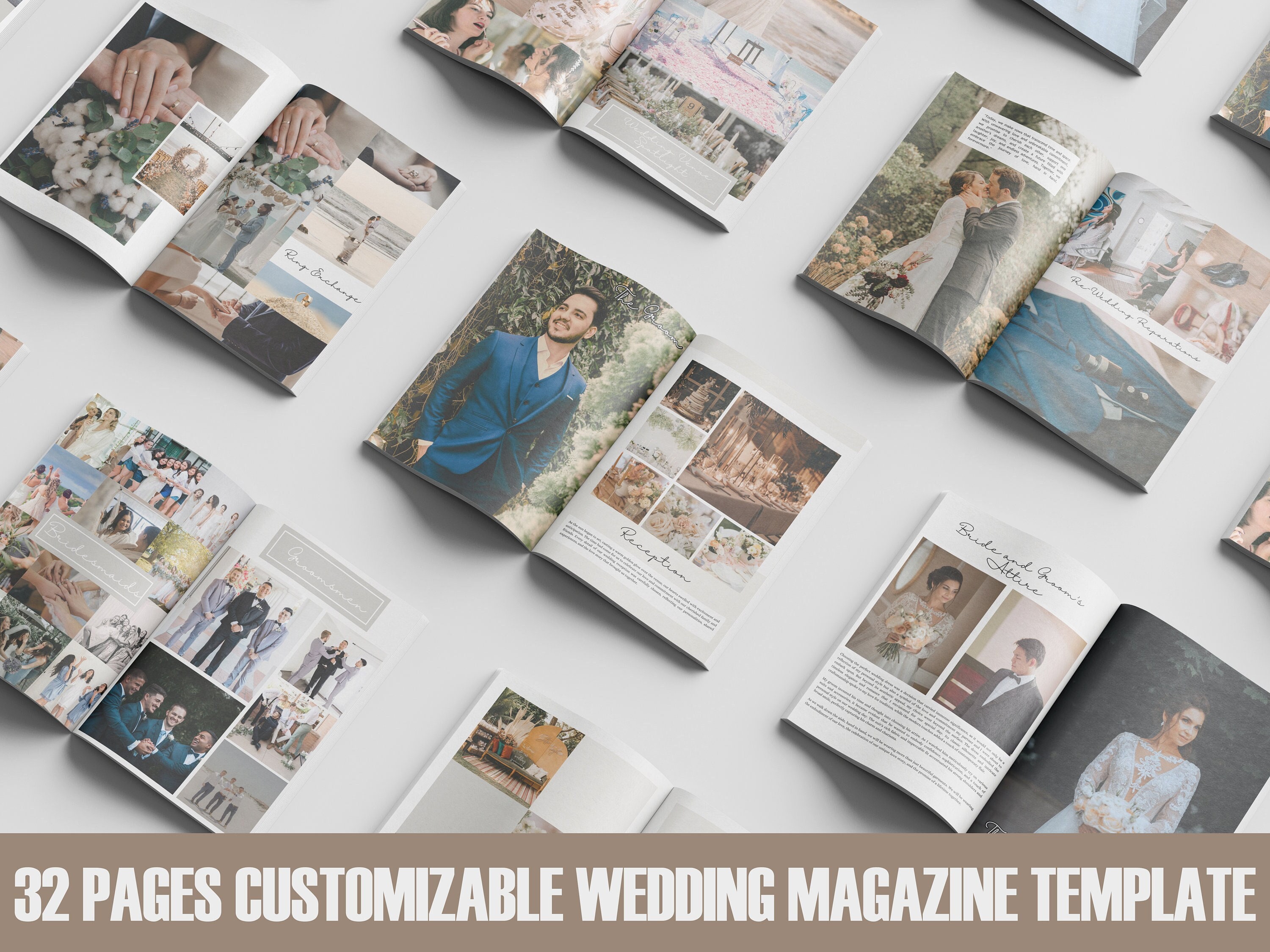 Wedding Magazine Album Template for Picture-perfect Memories - Etsy