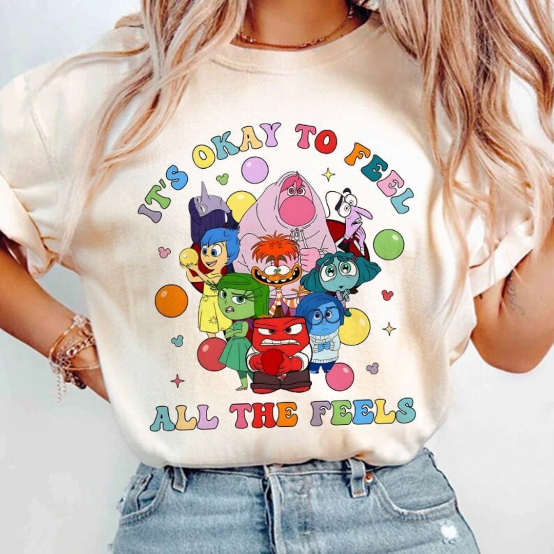 Hoy siento todos los sentimientos Camisa Inside Out 2, Camisa Inside ...