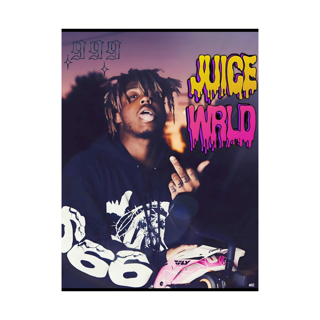 Juice Wrld Poster 999 Poster Juice Wrld Premium Poster Etsy