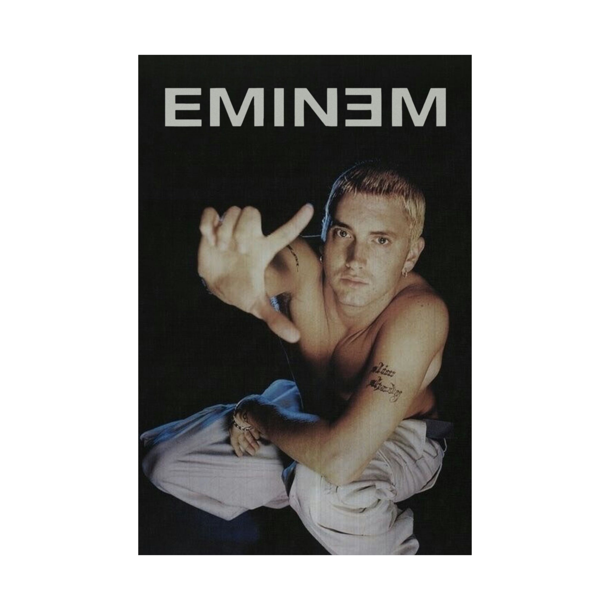 Vintage 90s Style Eminem Poster, Eminem Merch Poster sold by Mercurial ...