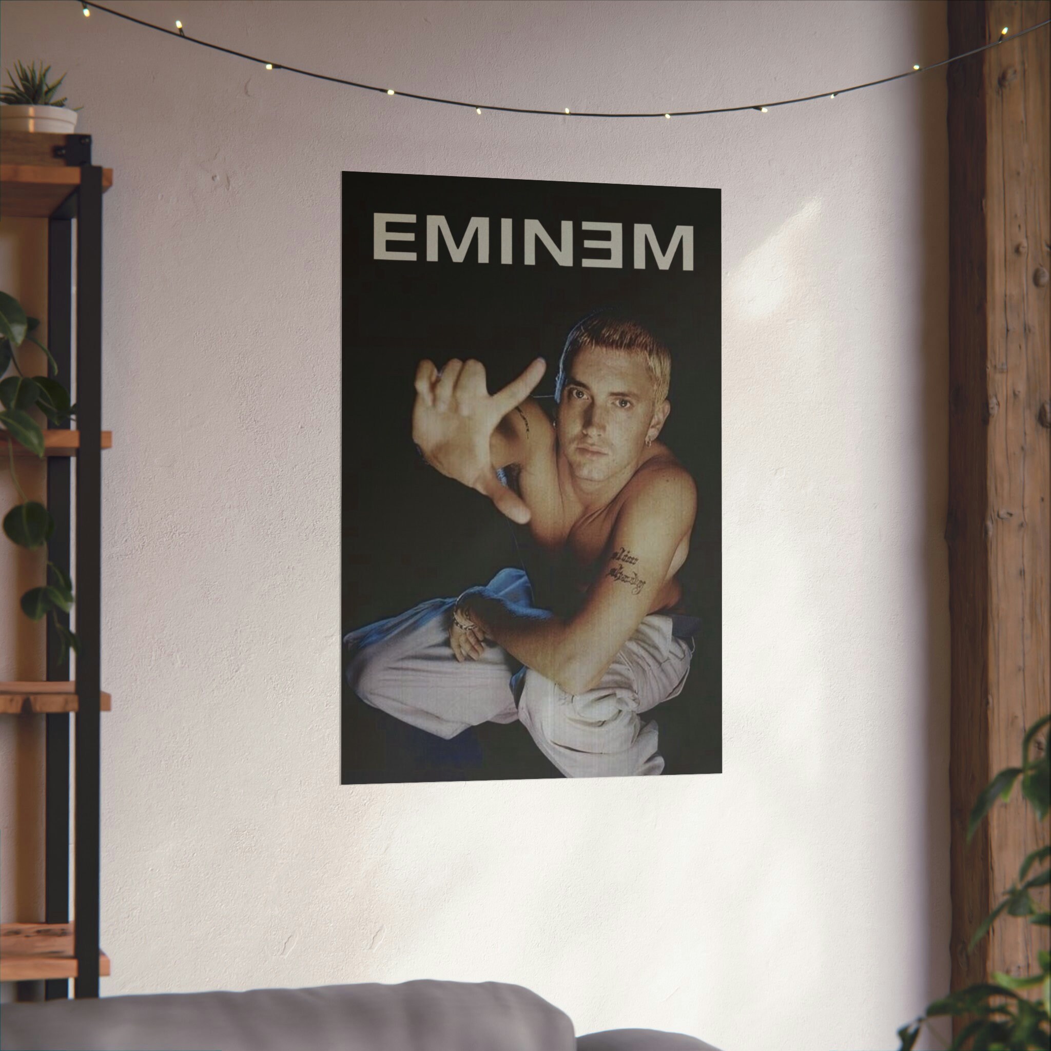 Vintage 90s Style Eminem Poster, Eminem Merch Poster sold by Mercurial ...