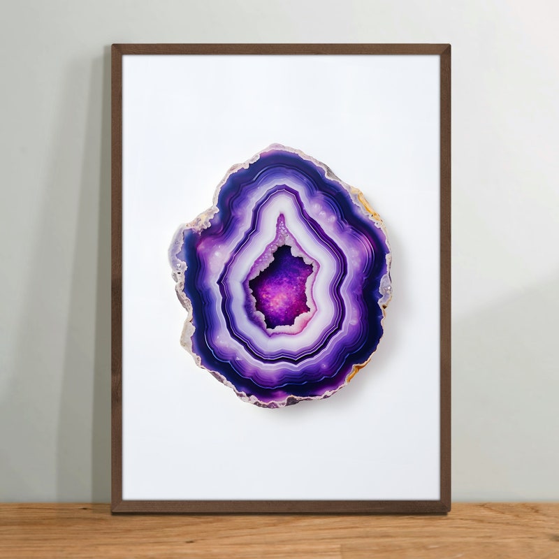 Geode Purple - Etsy