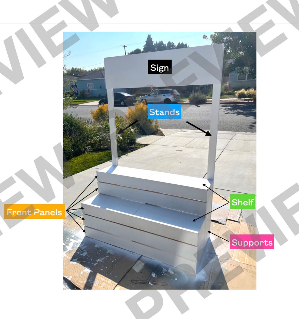 DIY Lemonade Stand - Digital Download (instructions on How to Build ...