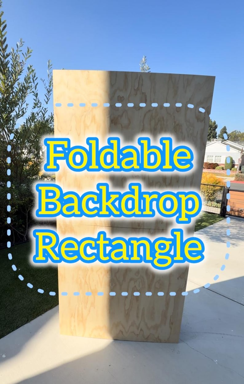 DIY Rectangular Foldable Backdrop Woodworking Plans | Digital Download ...