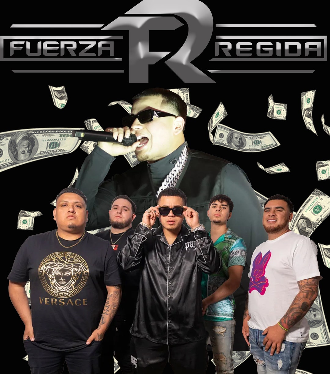 Fuerza Regida Png , Ready to Print, Printable Design, Hiphop Artist ...