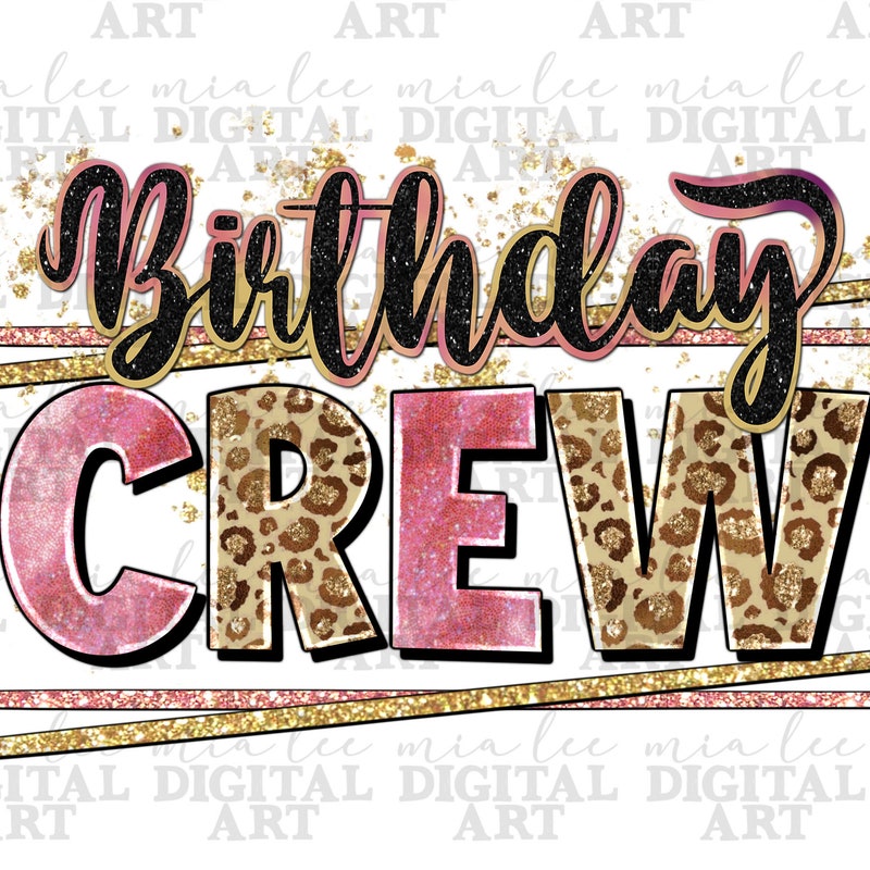 Color Crew Birthday - Etsy