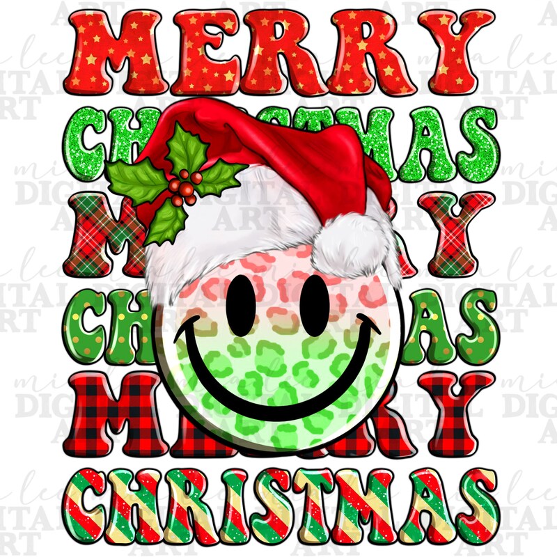 Smiley Face Christmas - Etsy