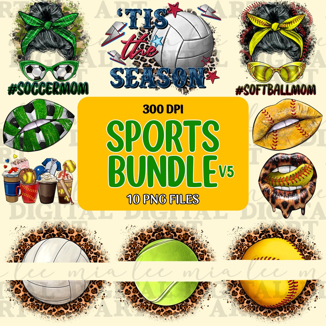 Sports Bundle V5 Png Sublimation Design Download, Sport Png, Game Day ...
