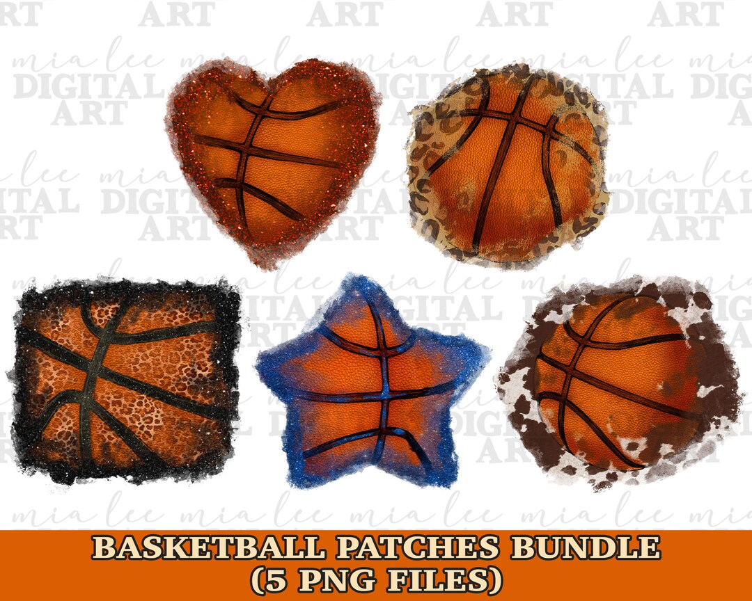 Basketball Patches Bundle Png Sublimation Design Download, Sport Png ...