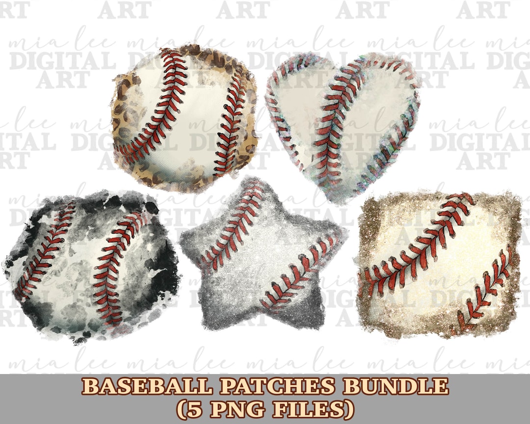 Baseball Patches Bundle Png Sublimation Design Download, Sport Png ...