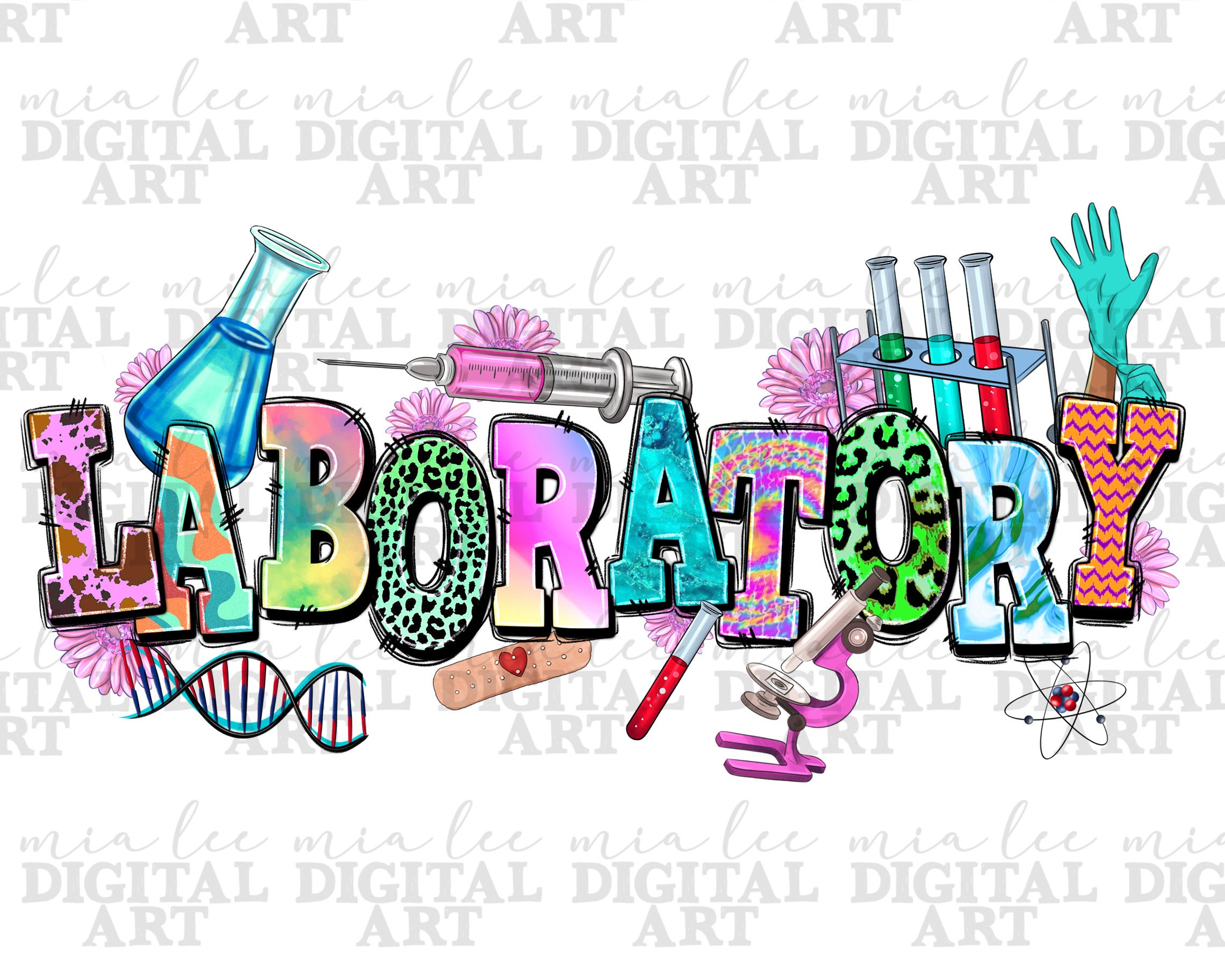 Laboratory Png Sublimation Design Download Lab Technician - Etsy