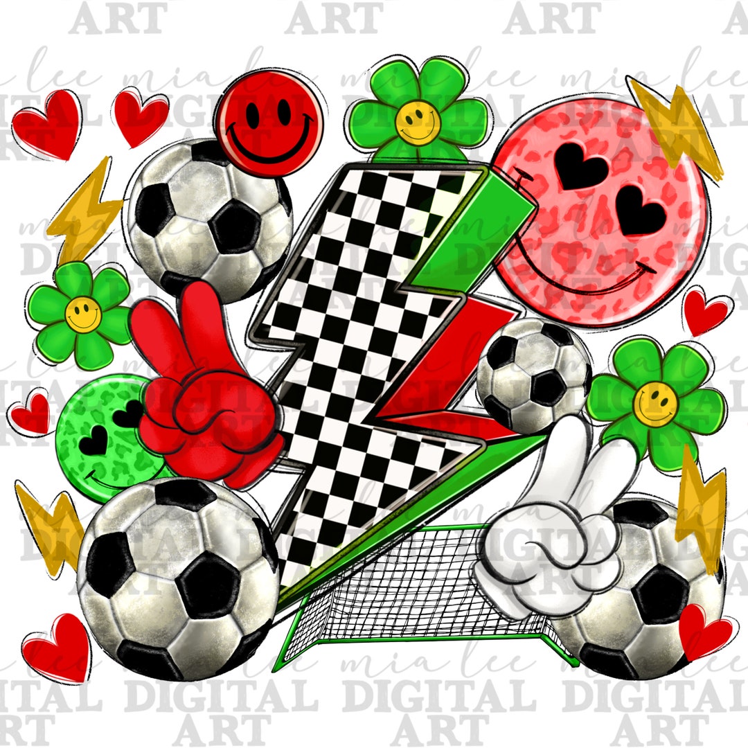 Retro Soccer Png Sublimation Design Download, Sport Png, Game Day Png ...
