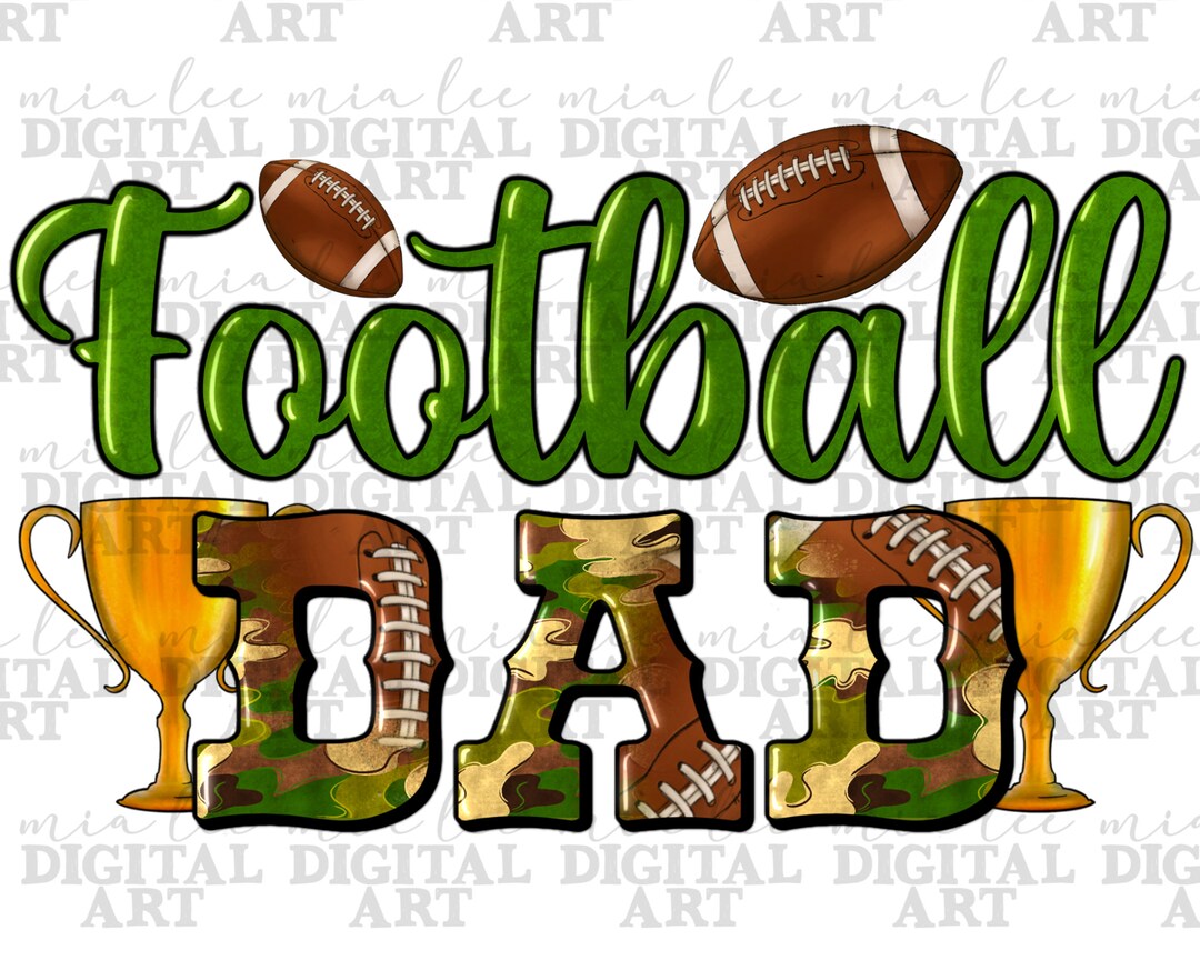 Football Dad Png Sublimation Design Download, Sport Png, Game Day Png ...