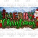 Merry Christmas With Santa License Plate Png Sublimation Design ...