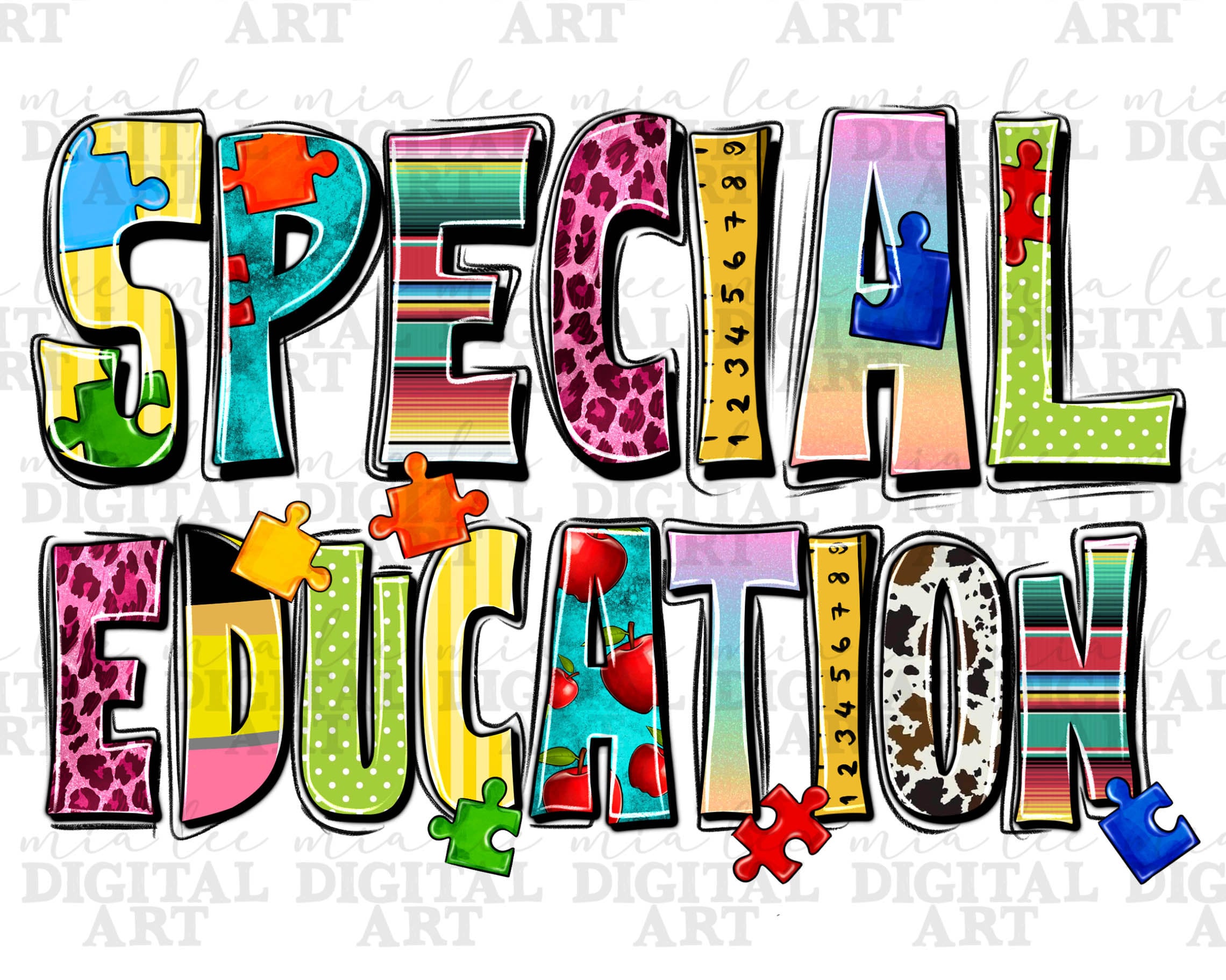 Special Education Png Sublimation Design Download - Etsy