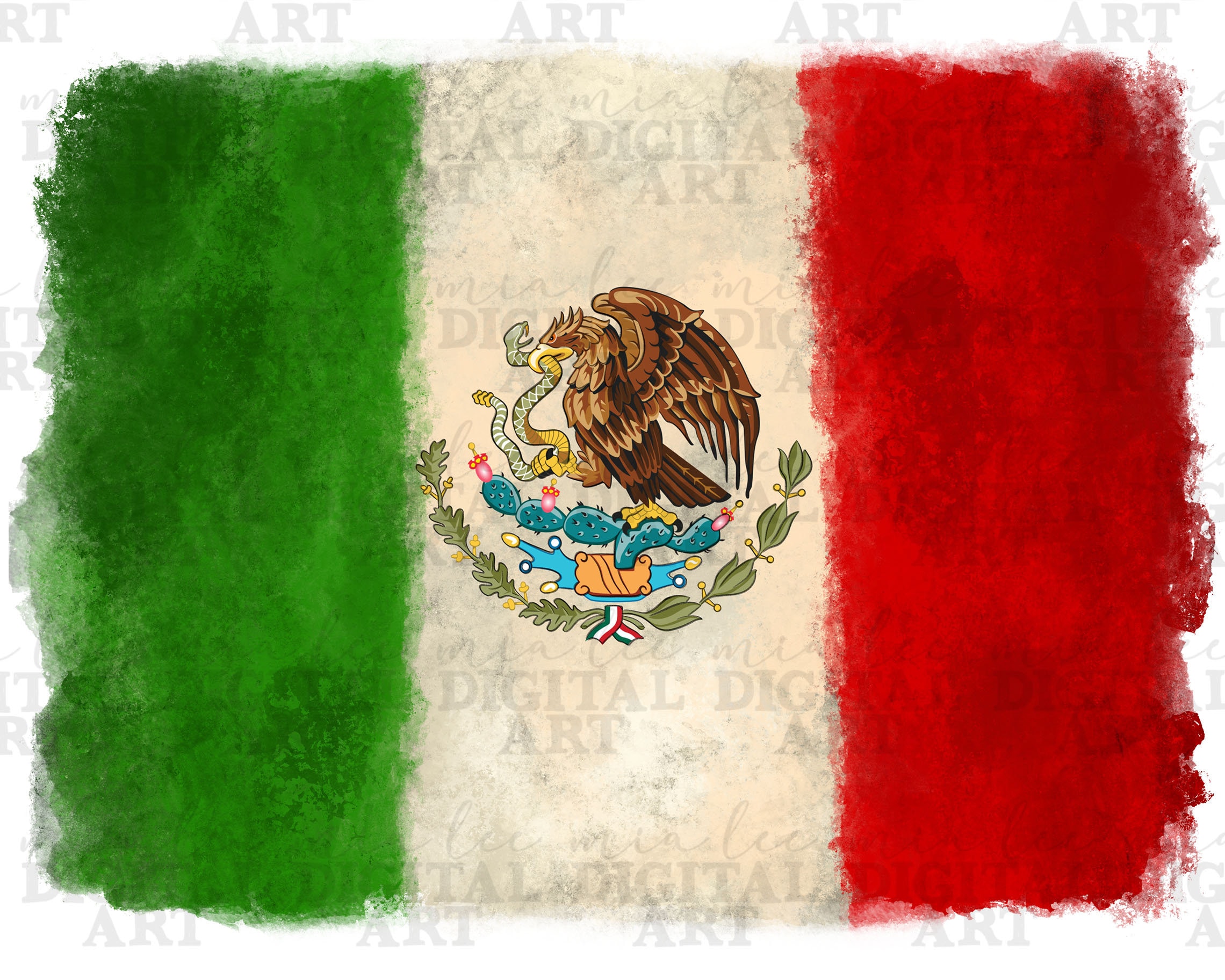 Mexican Flag Png Sublimation Design Download, Mexico Png, Mexican Flag ...