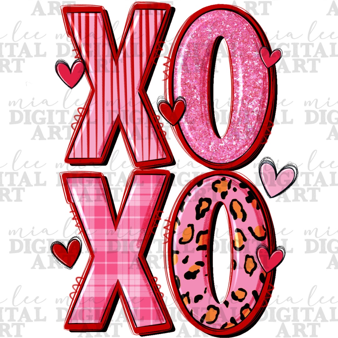 Valentine's Day Xoxo Png Sublimation Design Download, Happy Valentine's ...