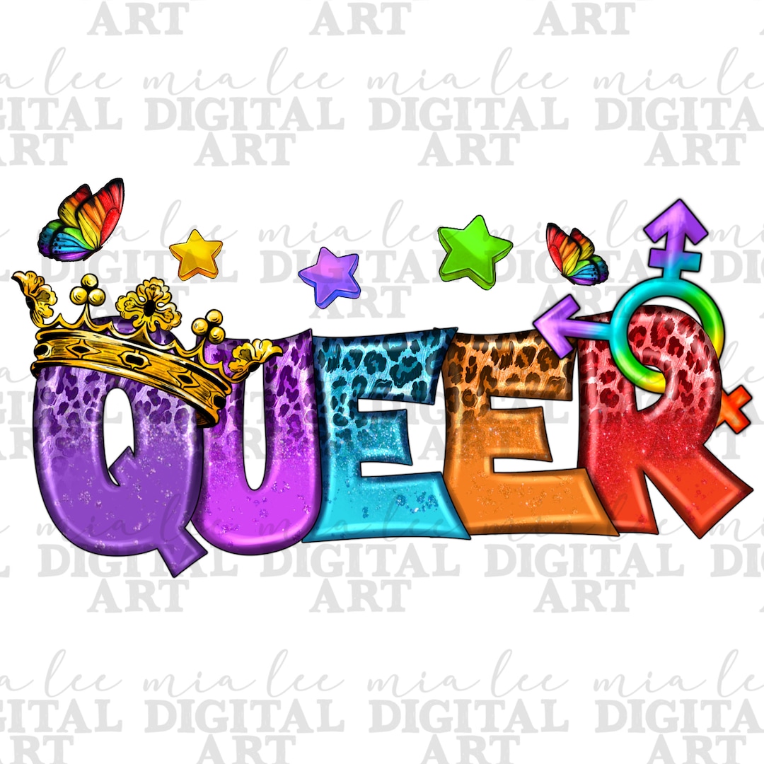 Queer LGBTQ+ Png Sublimation Design Download, LGBTQ+ Png, Love is Love ...