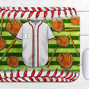Baseball Uniform and Gloves Mouse Pad Png, Game Day Png, Mouse Pad Png ...