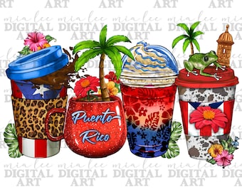 Puerto Rico Png Sublimation Design Download, Puerto Rico State Png ...