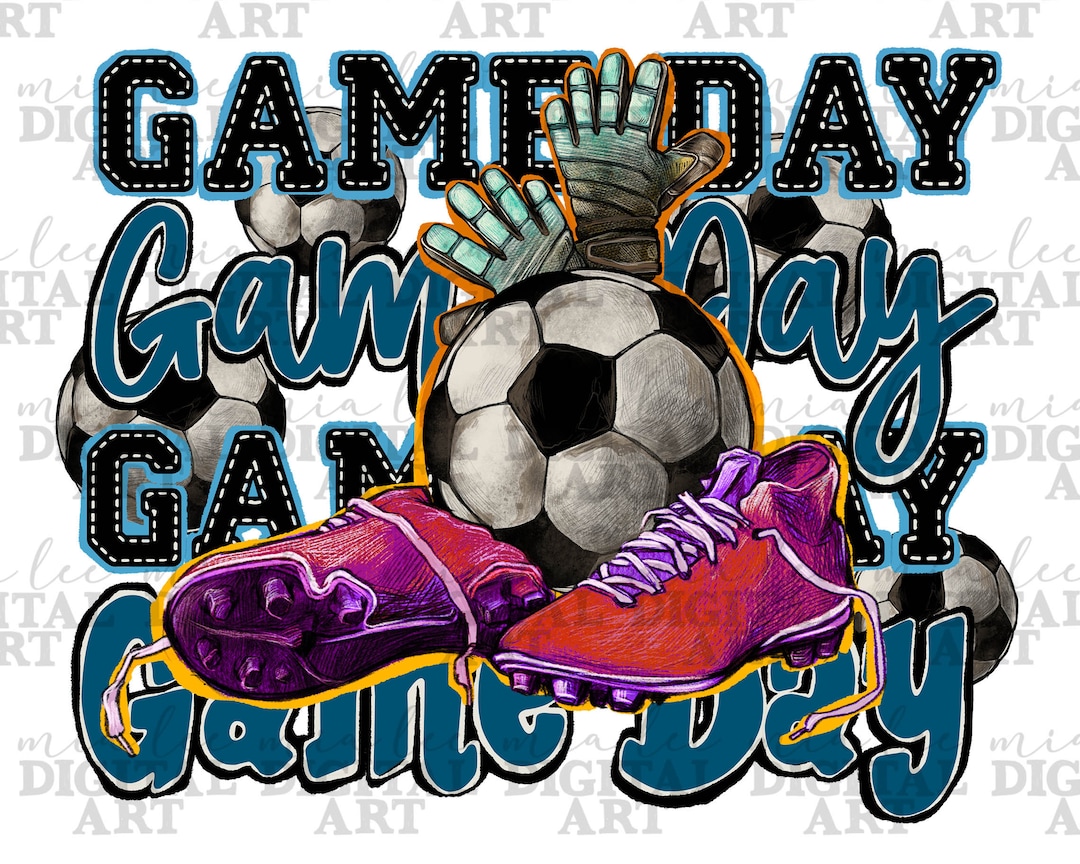 Game Day Soccer Png Sublimation Design Download, Sport Png, Game Day ...