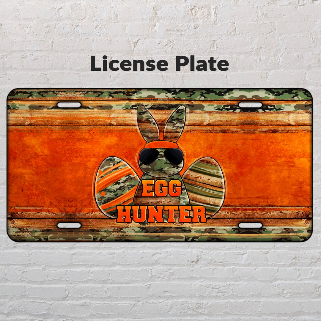Western Easter Egg Hunter License Plate Png, Western License Plate Png ...