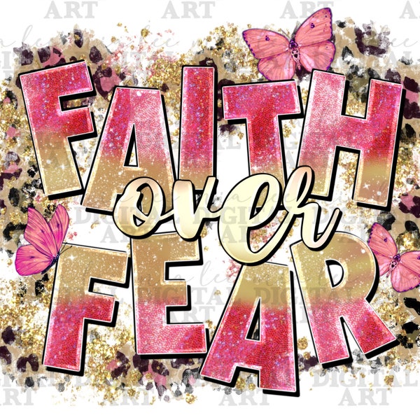 Faith Over Fear Png - Etsy