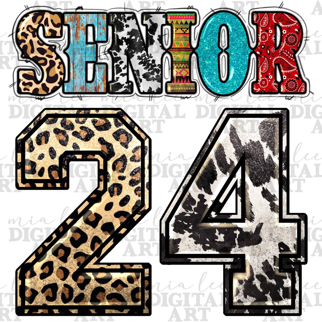 Senior 2024 Png Sublimation Design Download, Graduation Png, Class of ...