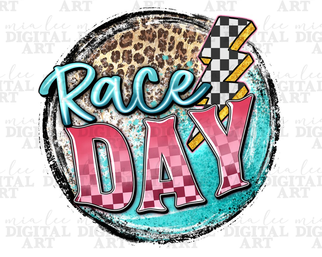 Race Day Png Sublimation Design Download, Race Life Png, Race Thunder ...