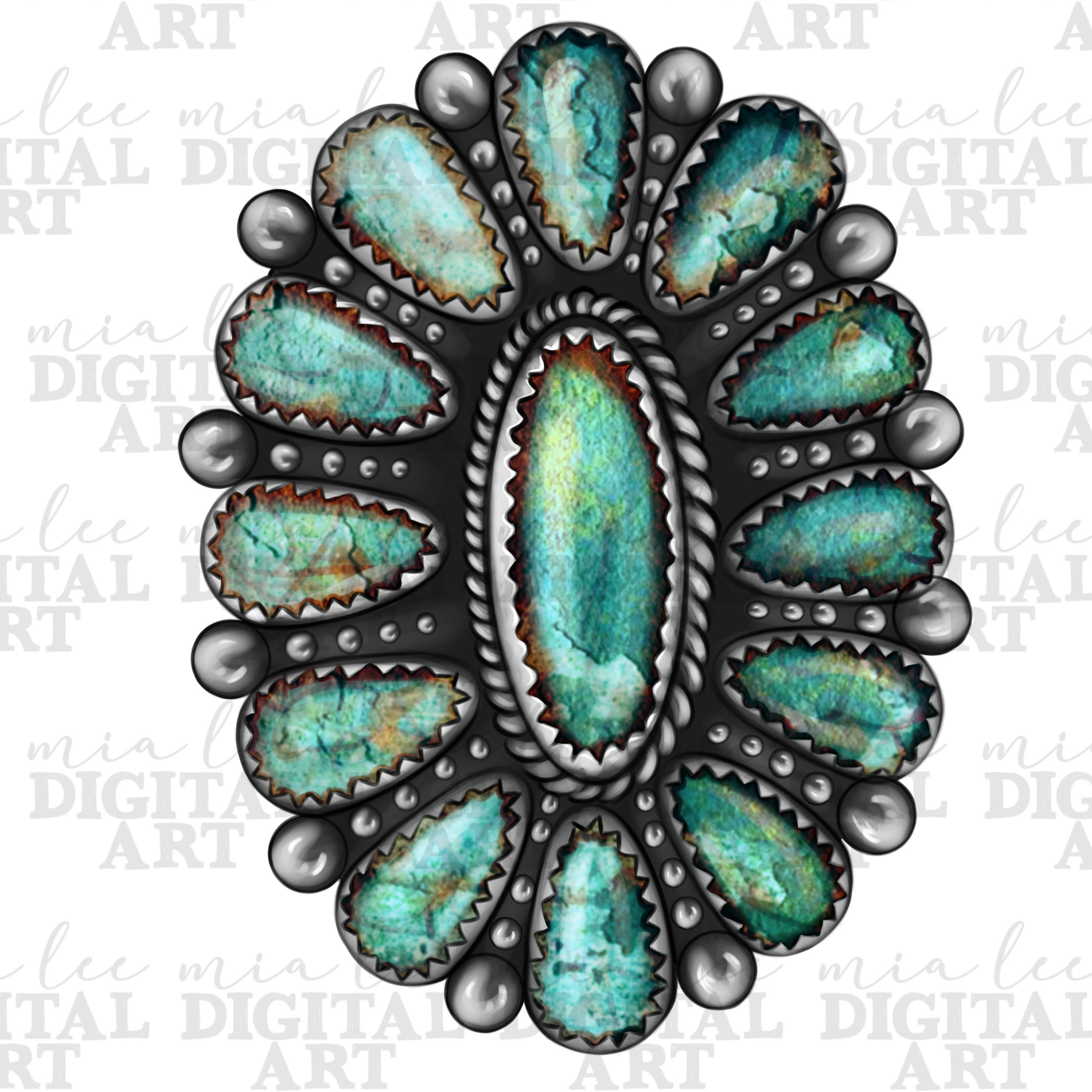 Turquoise Gemstone Png Sublimation Design Download, Gemstone Png ...