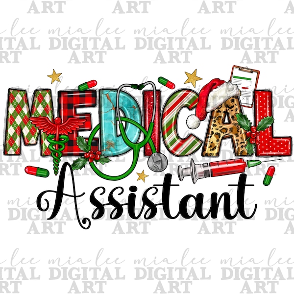 Medical Assistant Christmas Png - Etsy