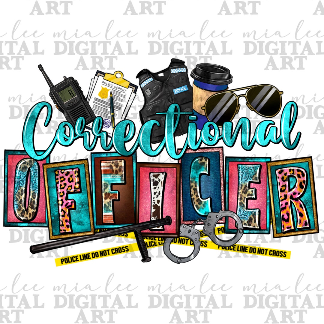 Correctional Officer Png Sublimation Design Downlaod, Western Patterns ...